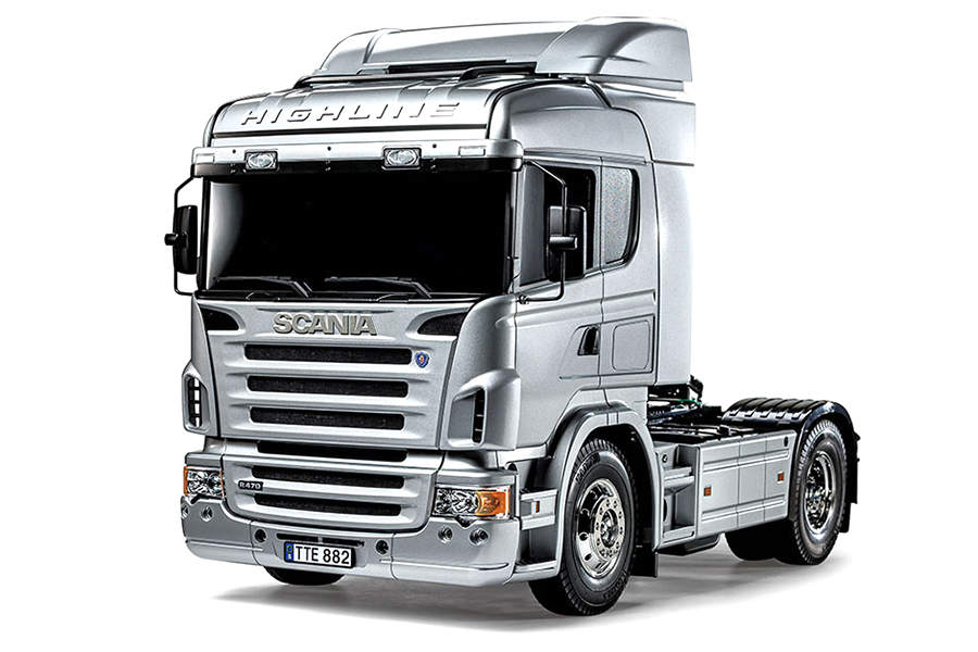 Radiostyrd lastbil - Tamiya 1:14 Scania R470 Silver Edition - Kit