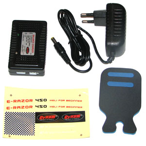 Rc helikopter - E-Razor 450 3D Pro - Met. 2,4Ghz - 6CH - RTF